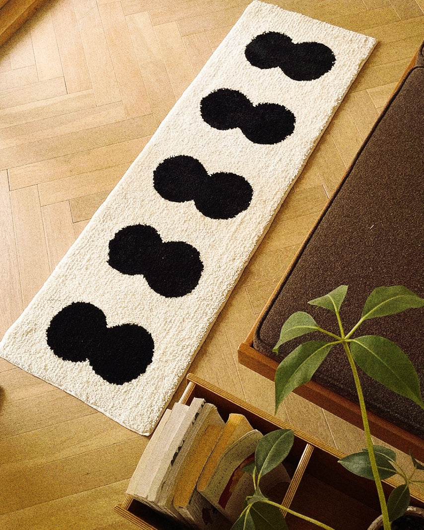 【即日配送】Hyotan Rug 1年中快適 デザインラグ 洗面所ラグ ふんわりラグ リビングラグ 長方形ラグ モダンラグ 北欧ラグ おしゃれラグ インテリアラグ-N2 interior